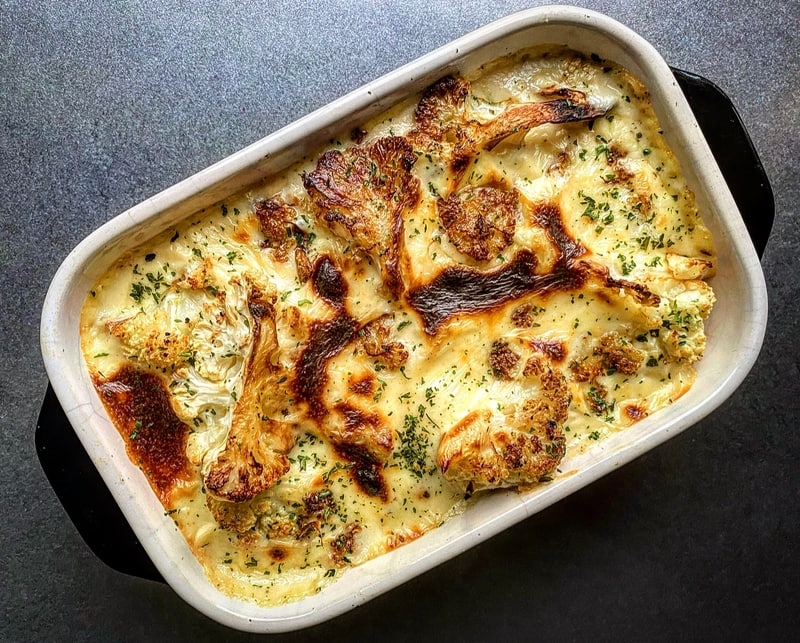 Roasted Cauli-cheese Recipe - Katie Cooks