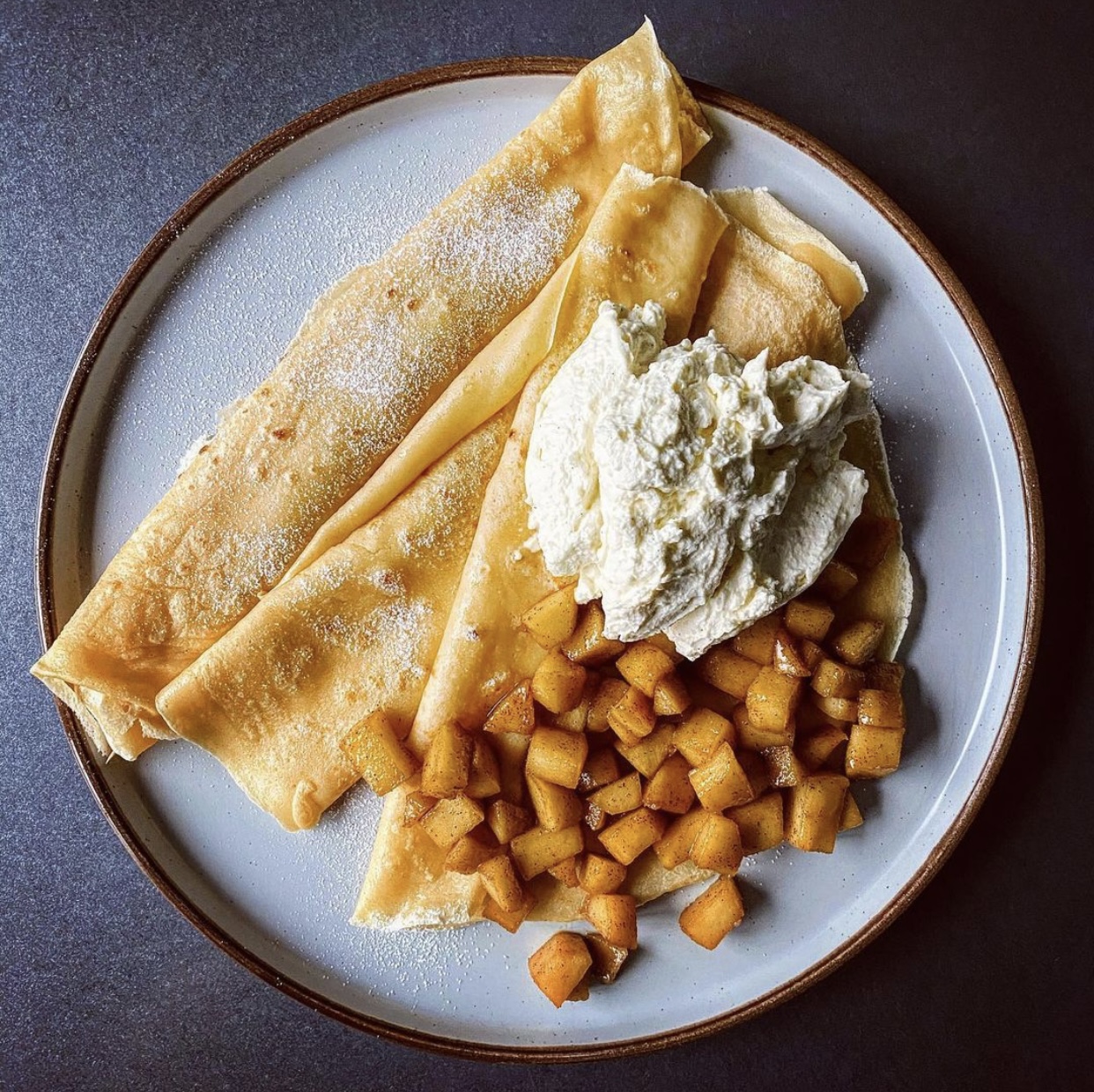 Cinnamon Apple Crepes Recipe - Katie Cooks