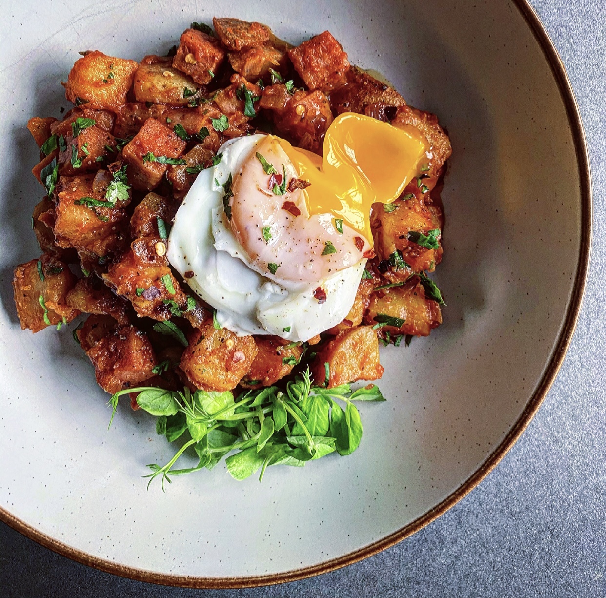 Spam Brunch Hash Recipe - Katie Cooks