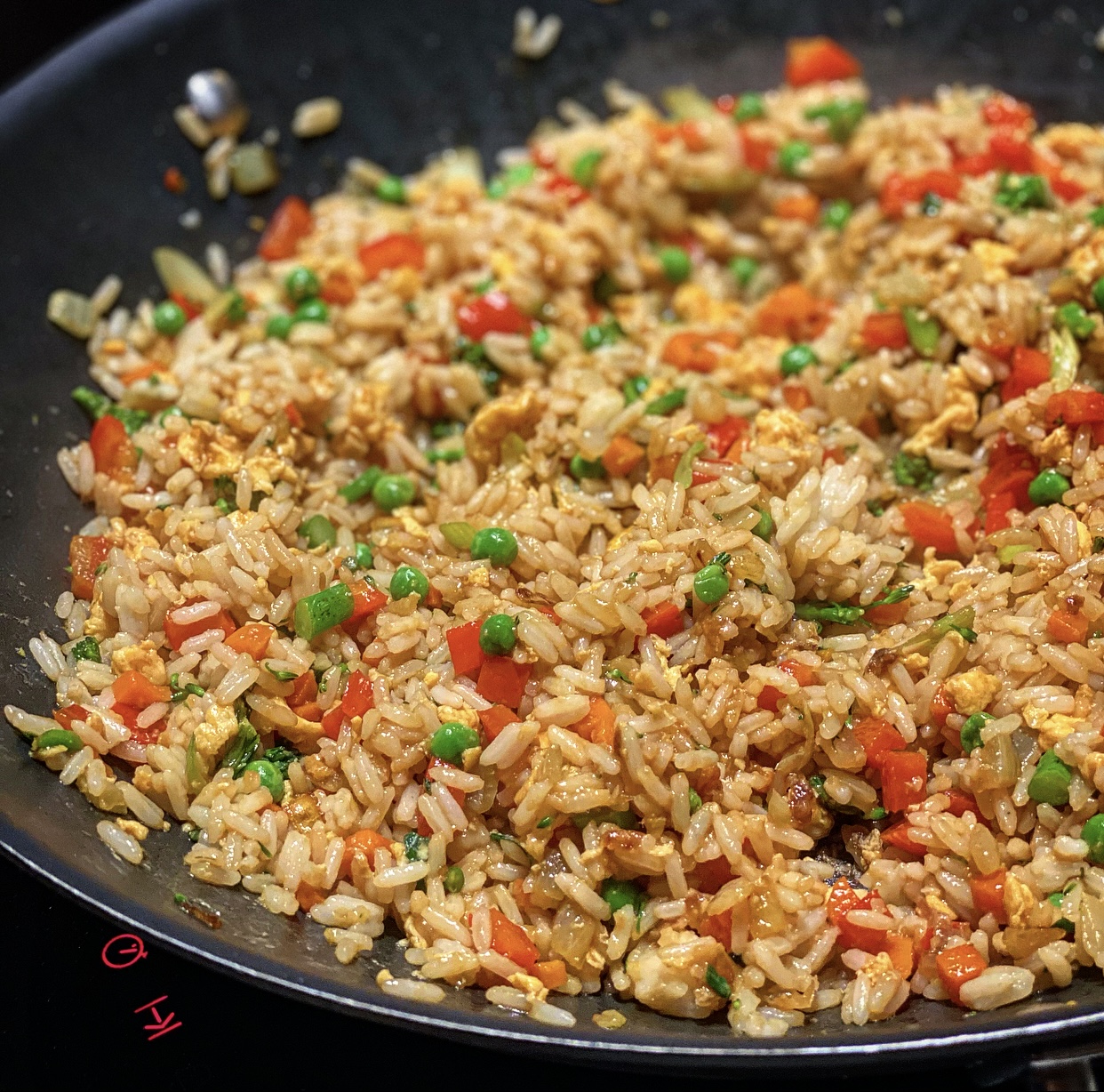 Veg Fried Rice Recipe - Katie Cooks