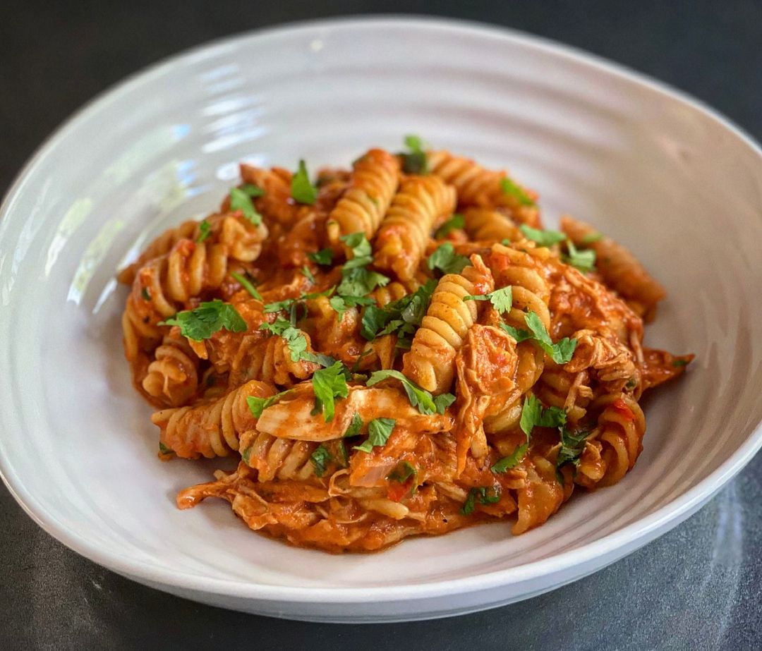 Peri Peri Chicken Pasta Recipe - Katie Cooks