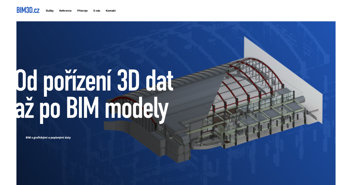 BIM3D.cz | From 3D data acquisition to BIM models