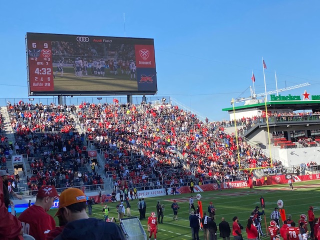 The BattleHawks At Audi Field