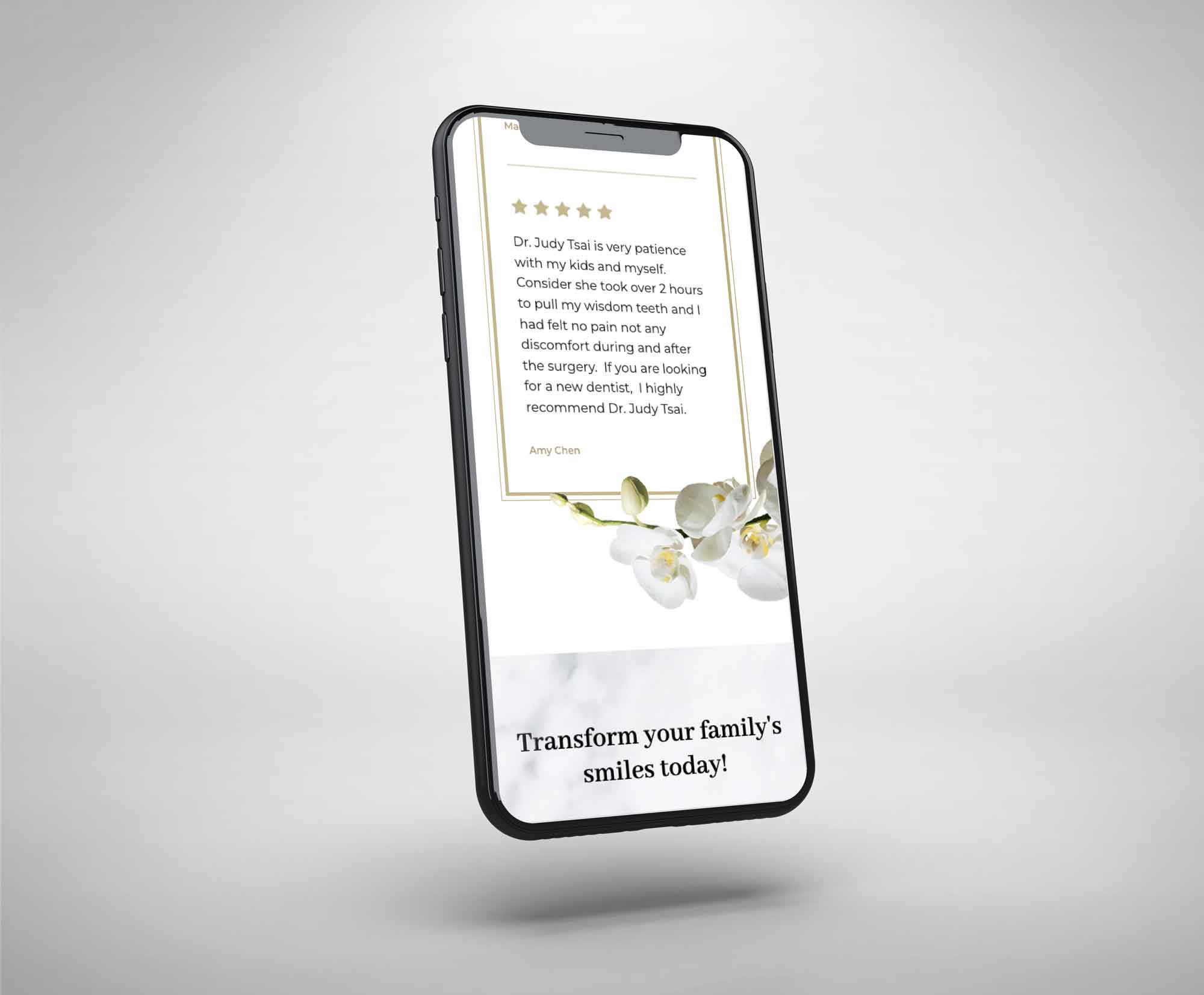 Orchid Tooth Dental | Web design by FAMGO