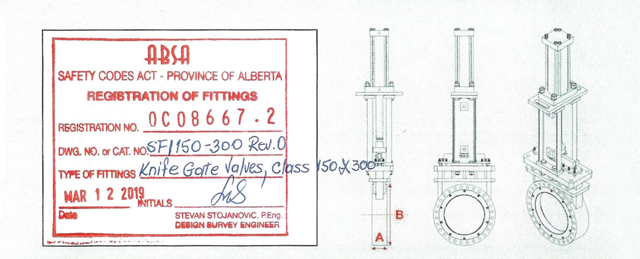 Oreacle Knife Gate Valve Specifications