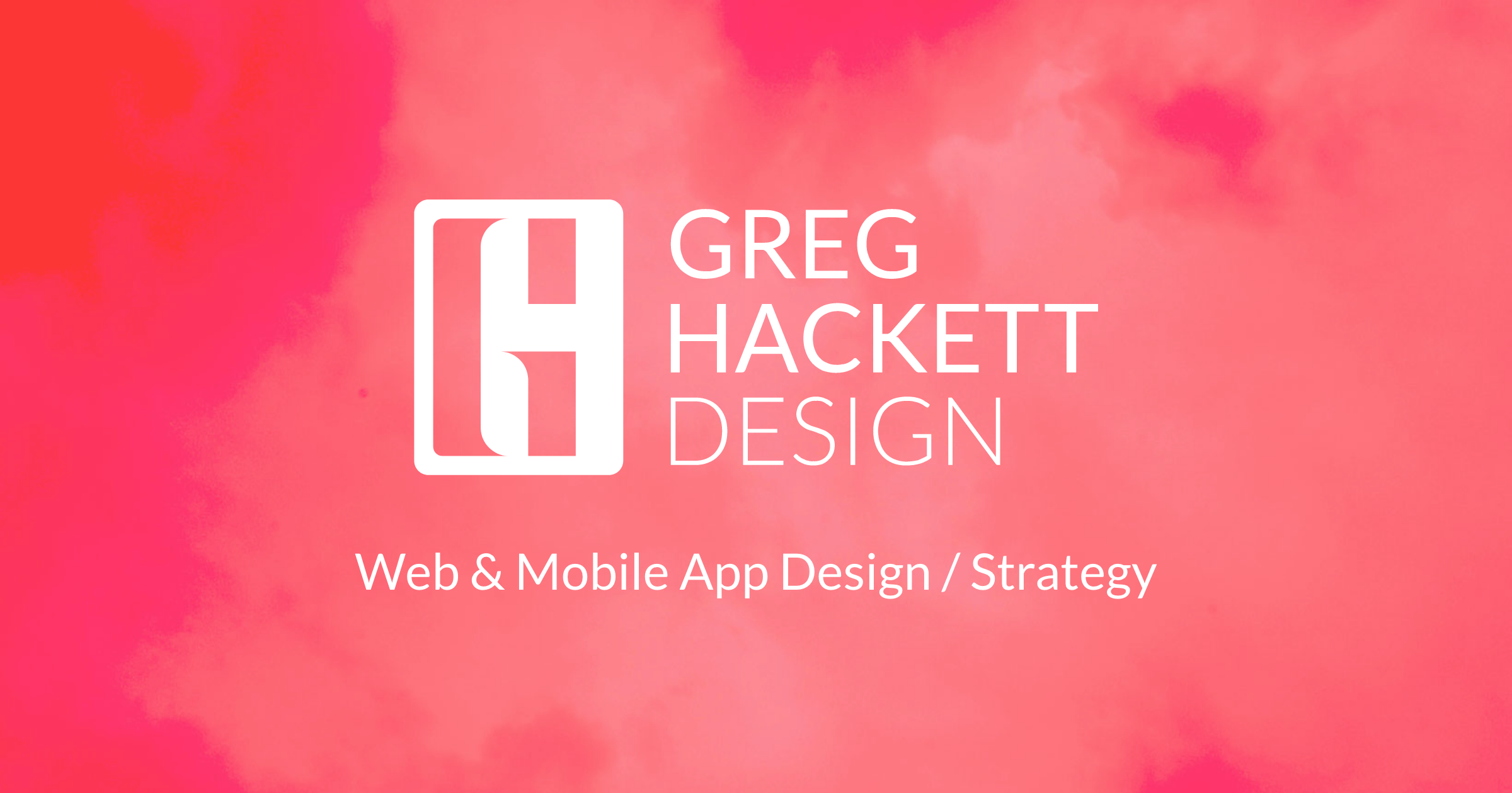 Greg Hackett Design Portfolio