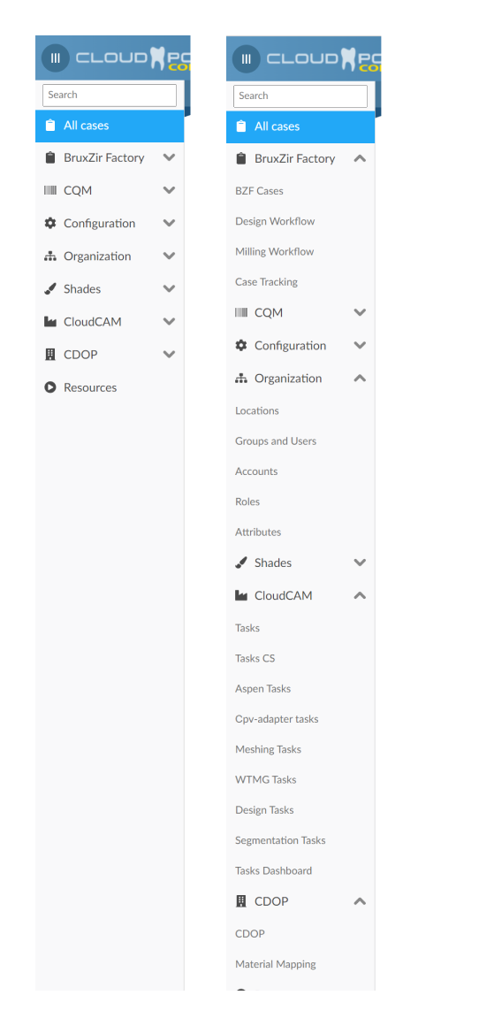 Projects - CloudPoint Console