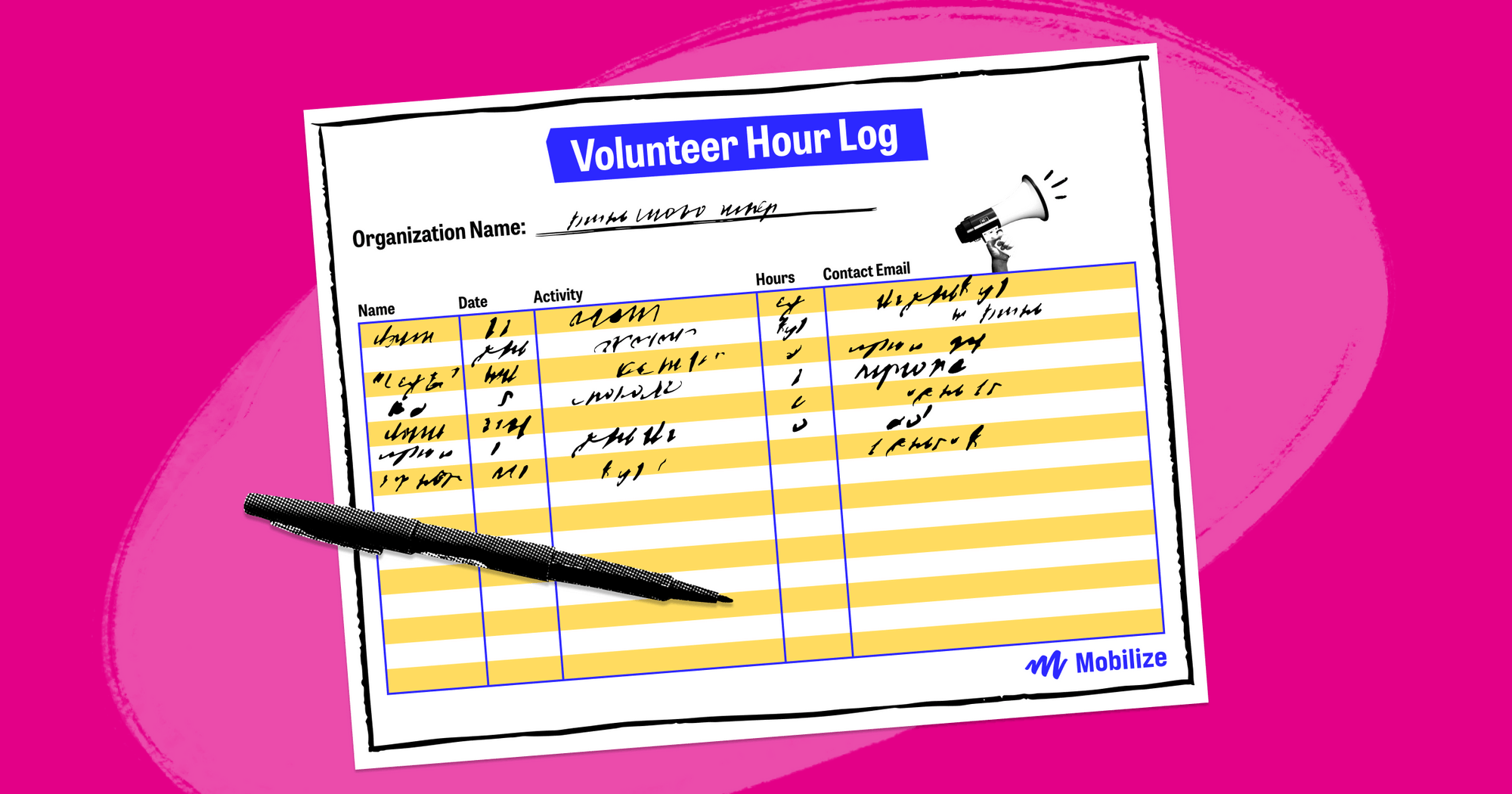 Volunteer hours log: Free resource & tips | Mobilize blog