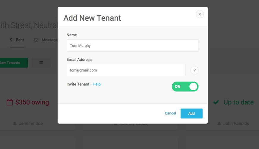 We Now Connect You and Your Tenant Together Online