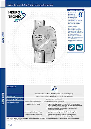Neuro Tronic | Fior & Gentz | Knee Joints