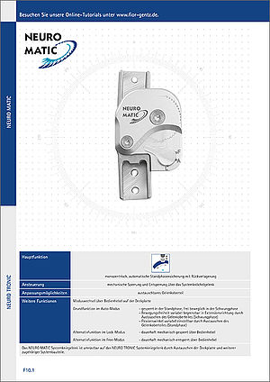 Neuro Matic | Fior & Gentz | Knee Joints