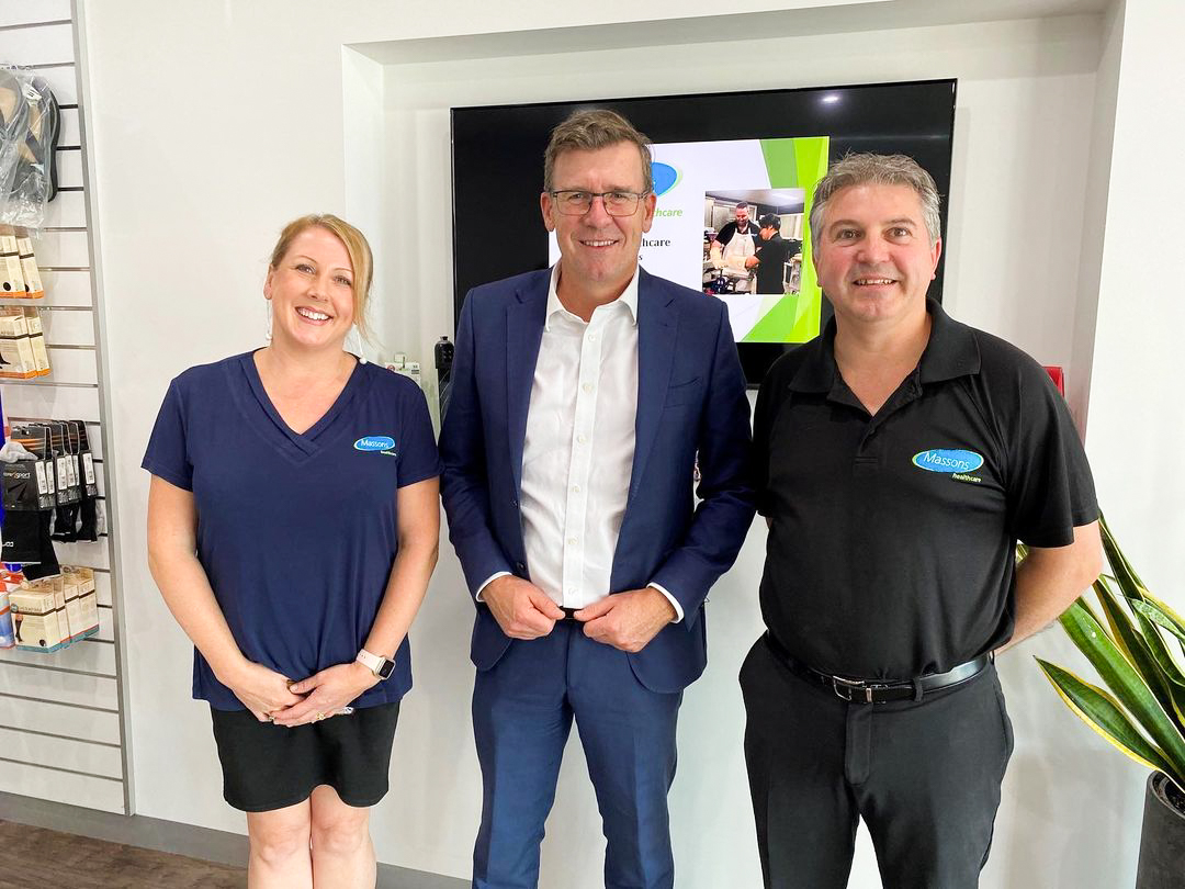 Alan Tudge MP Visits Massons Healthcare