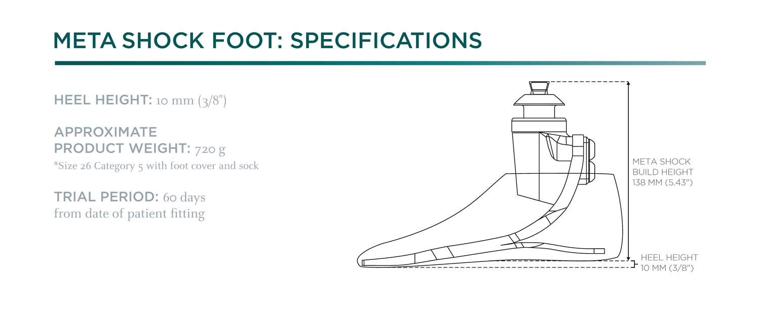 META Shock Foot | WillowWood | Waterproof Prosthetic Feet