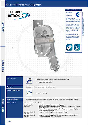 Neuro HiTronic | Fior & Gentz | Knee Joints