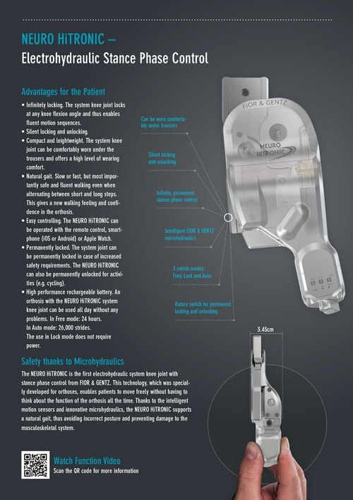 Neuro HiTronic | Fior & Gentz | Knee Joints
