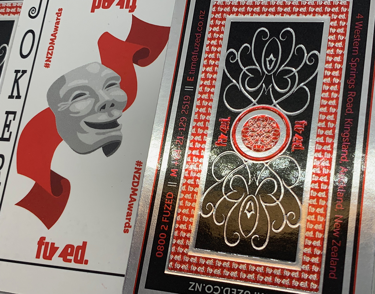 Fuzed Playing Business Cards - Gallery Of Work By Fuzed