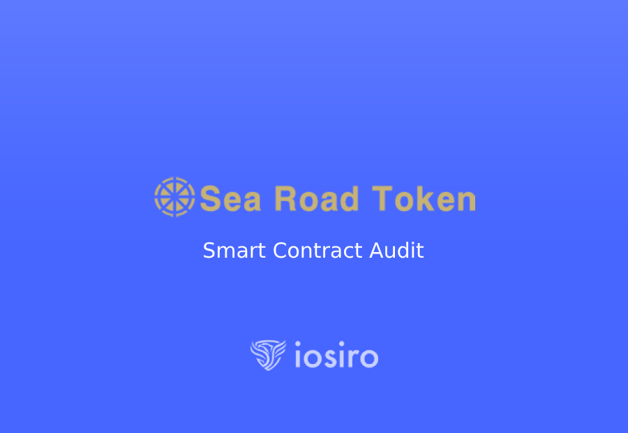 SeaRoad Token Smart Contract Audit | iosiro