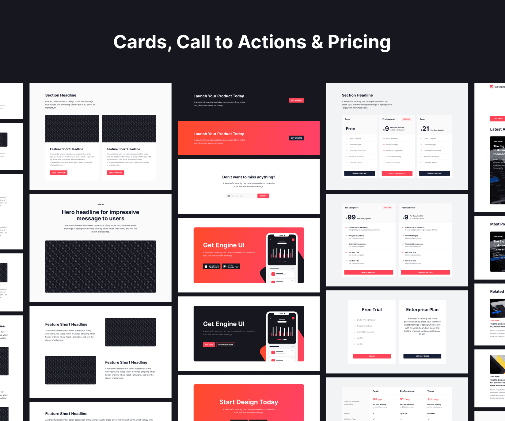 EVA: Design System Landing