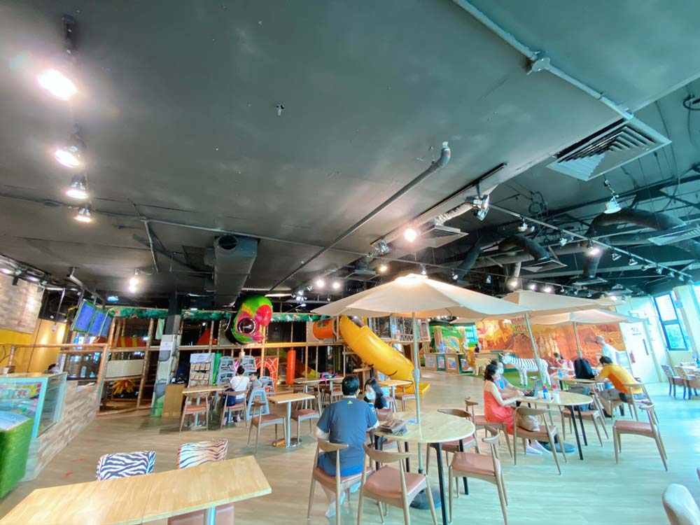 Waka Waka safari themed indoor playground