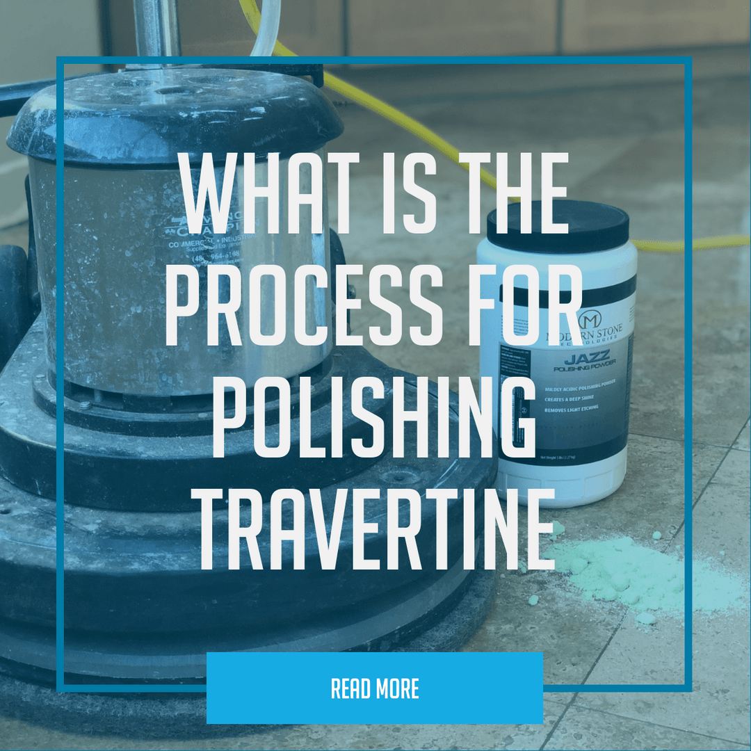 Travertine Tile Polishing Process