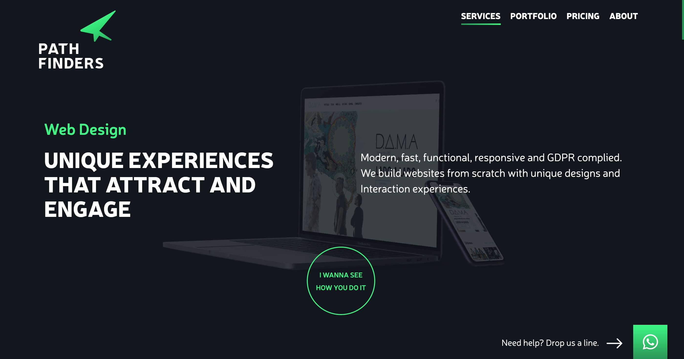 Pathfinders — Website Design and Development process