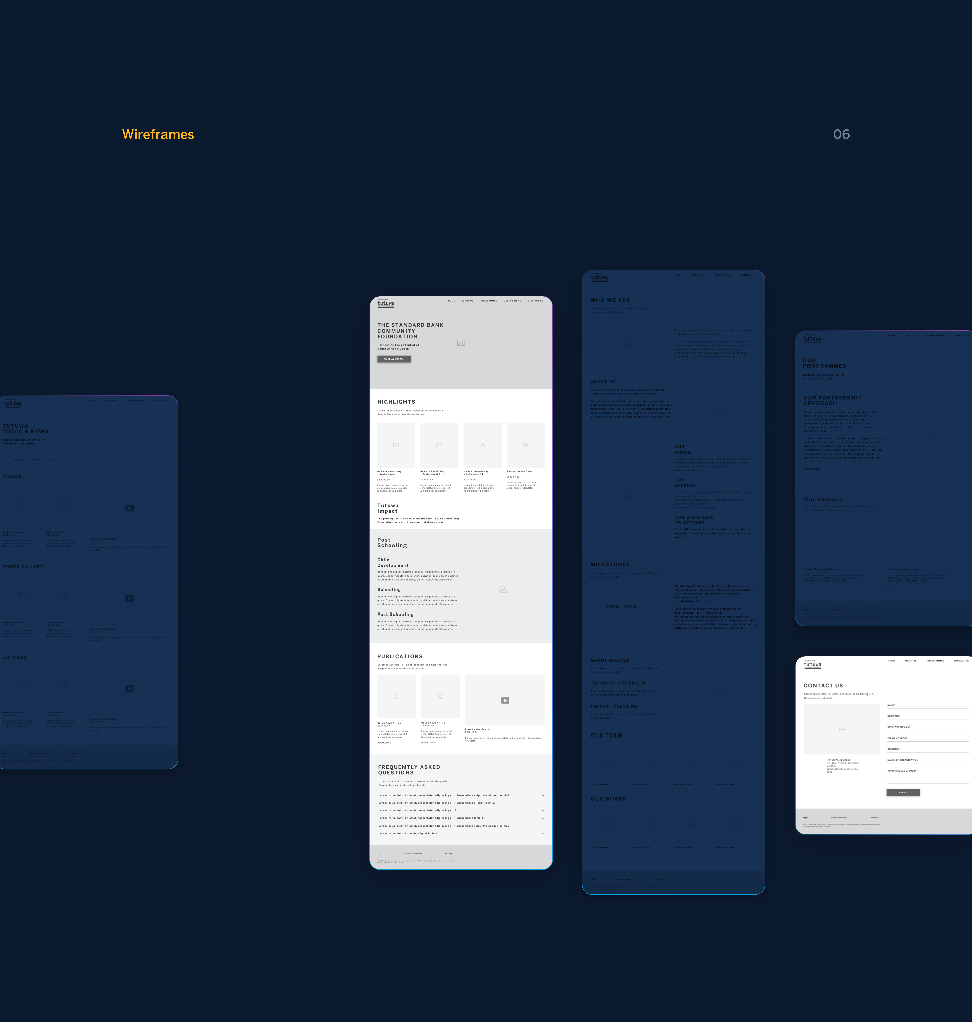Project | Tutuwa Foundation (Digital Design)