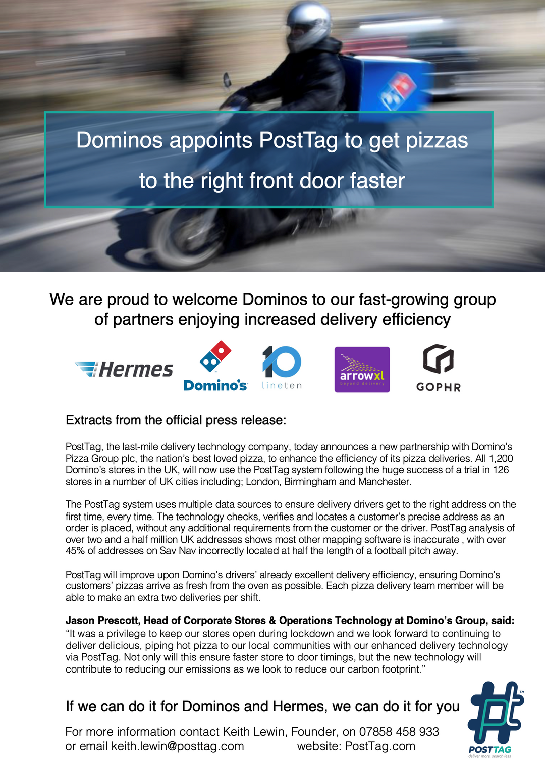 PostTag | Specialists in Last Mile Delivery