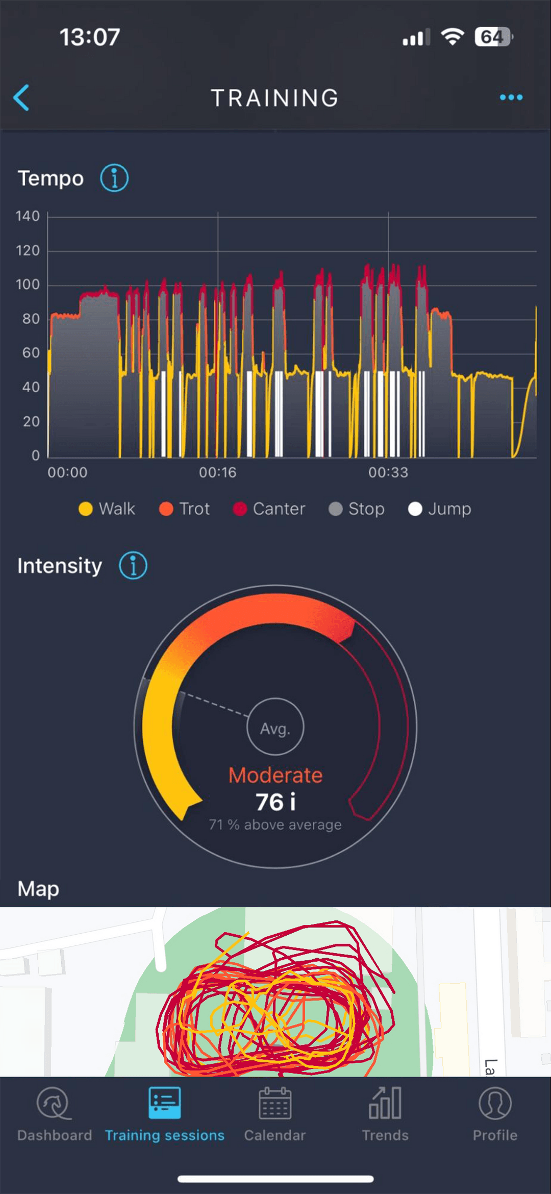 EQUIMO - horse training tracker, application and analysis