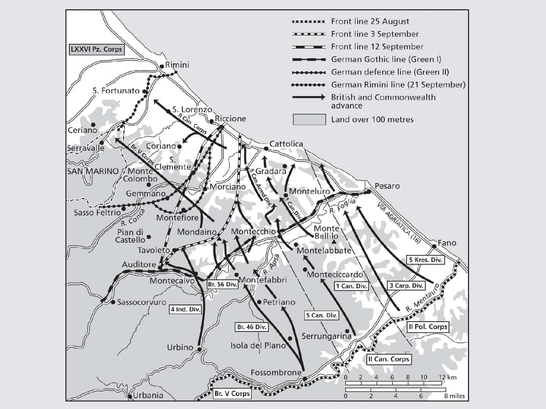Breaching The Gothic Line 1944-45