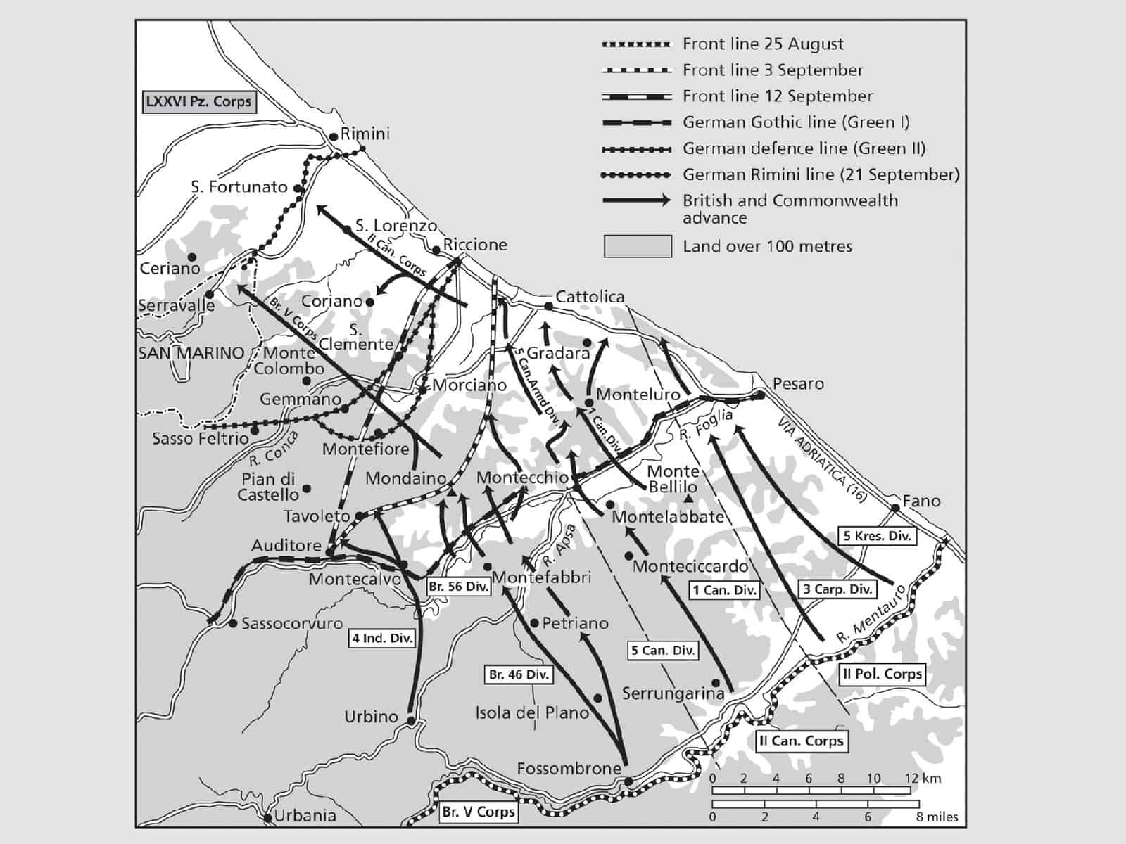 Breaching The Gothic Line 1944-45