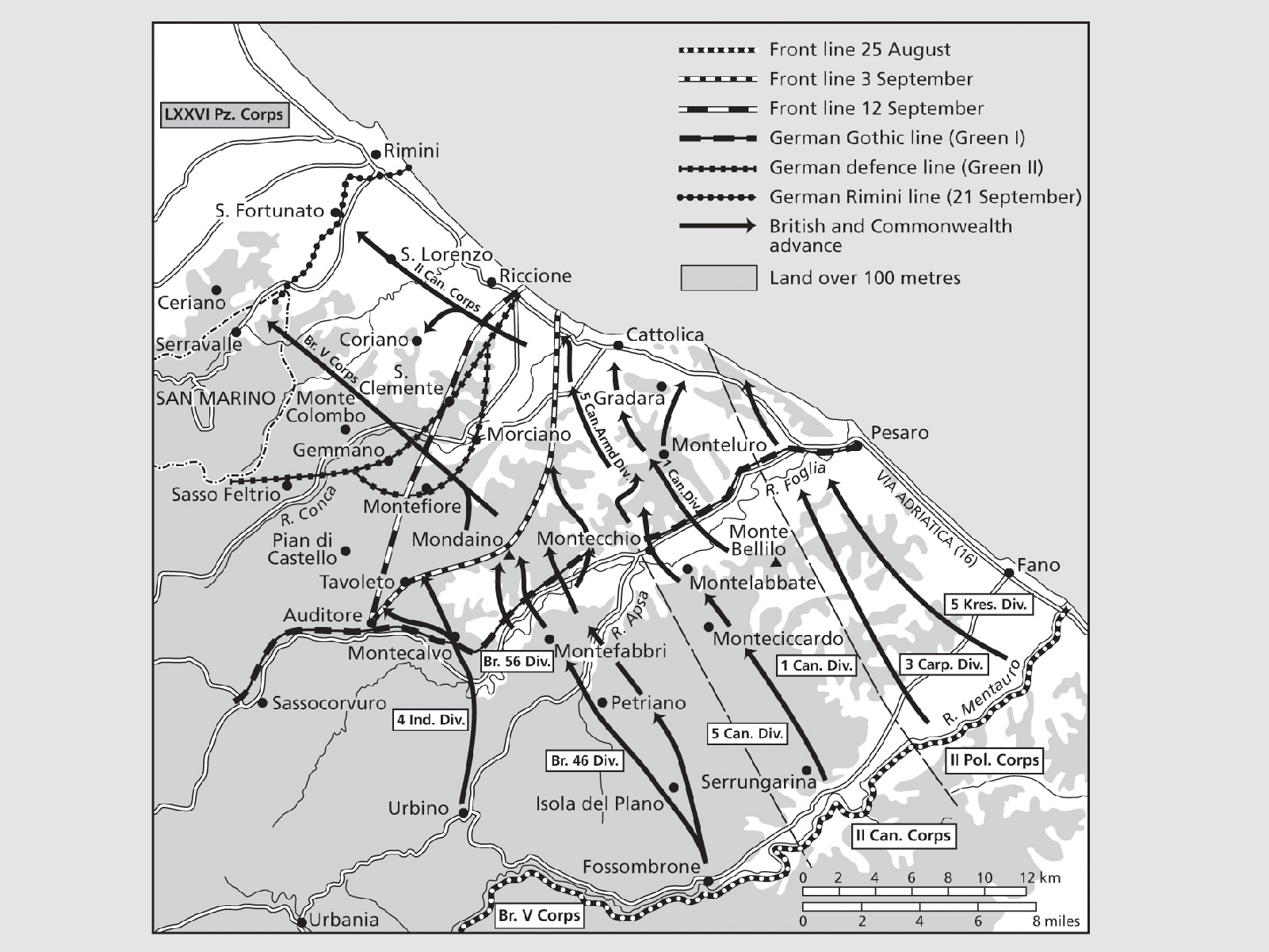 Breaching The Gothic Line 1944-45