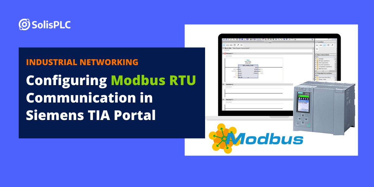 Configuring Modbus RTU Communication in Siemens TIA Portal