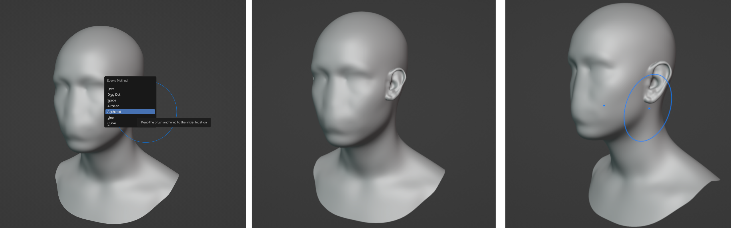 Blender의 VDM 브러쉬를 사용한 스컬프팅 방법 튜토리얼