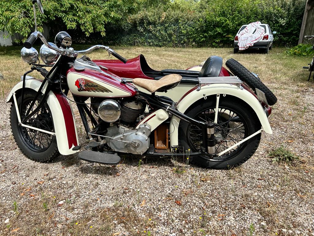 Indian Chief met zijspan