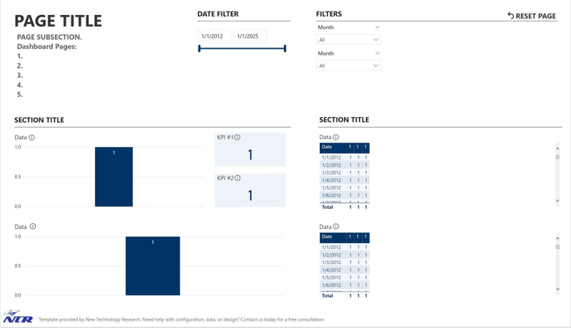 Download a Free Power BI Template