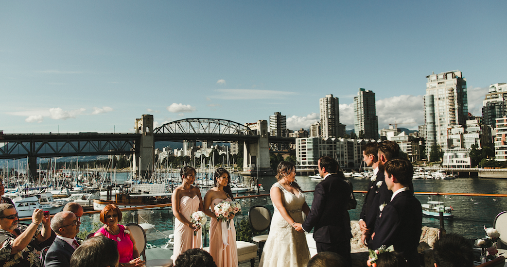 Vintage Rustic Wedding at Bridges Vancouver