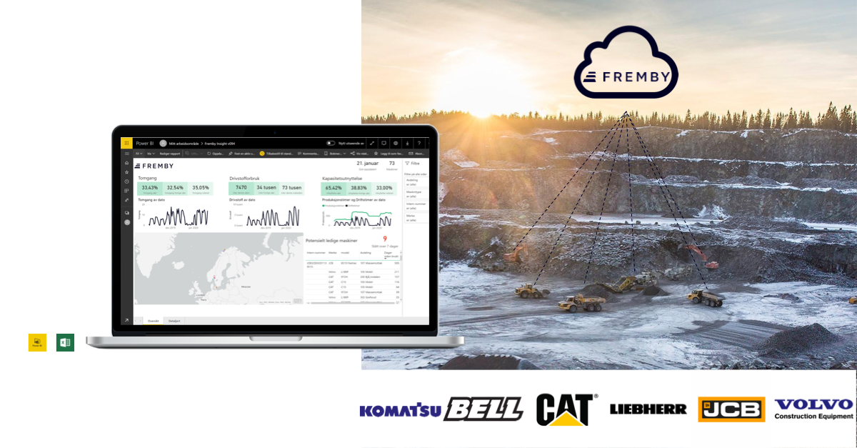 Fremby - data fra alle maskinene dine på én plass!