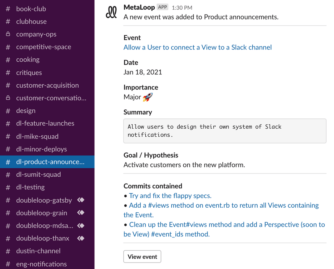 DoubleLoop | A modern product changelog.