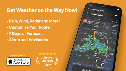 Weather on the Way - A Premium Weather App for Traveling