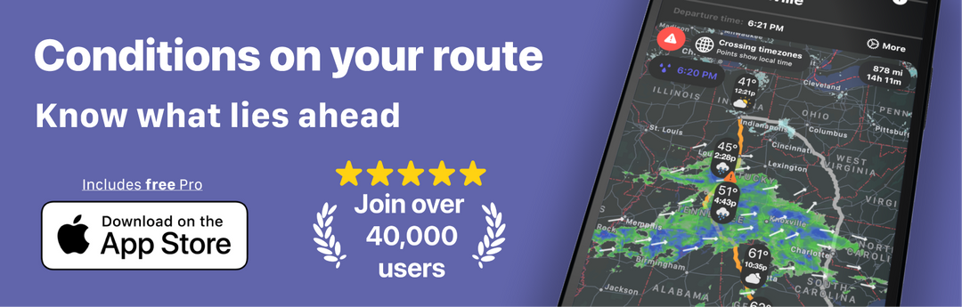 Weather on the Way - A Premium Weather App for Traveling