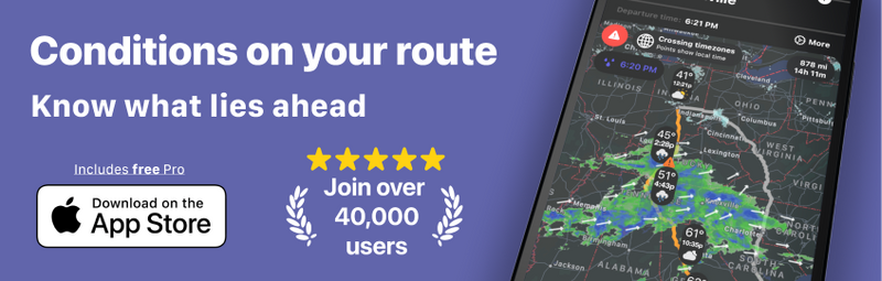 Weather on the Way - A Premium Weather App for Traveling