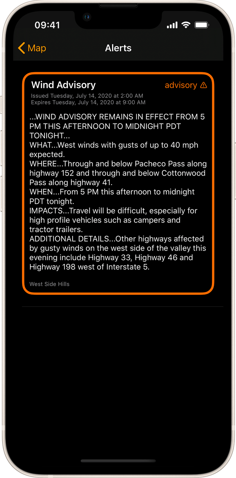 Weather on the Way - Road Conditions and Forecast on Route App