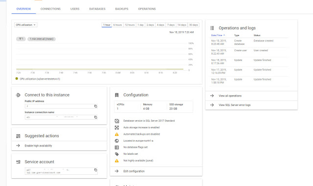 Cloud Sql For Sql Server At Gcp Part I