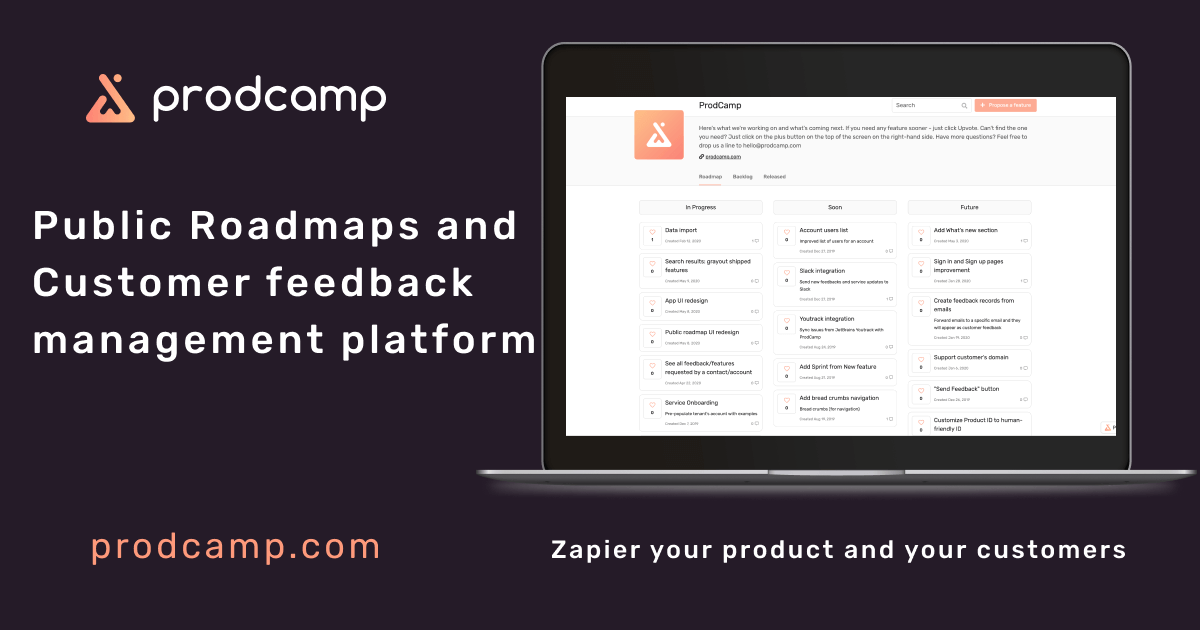 ProdCamp | Customer Feedback Platform