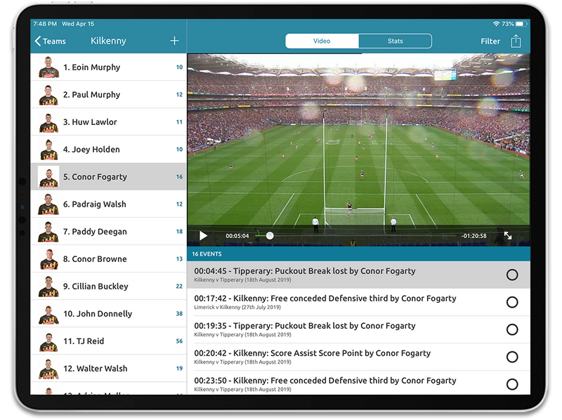 Hurling Performance Analysis Software - GAA Video Analysis