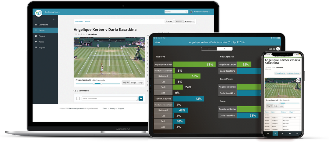 Tennis Performance Analysis Software - Video Analysis