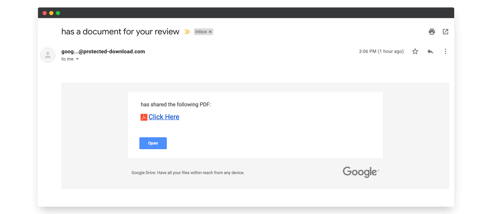 Credit Karma Phishing Email Example | Hook Security