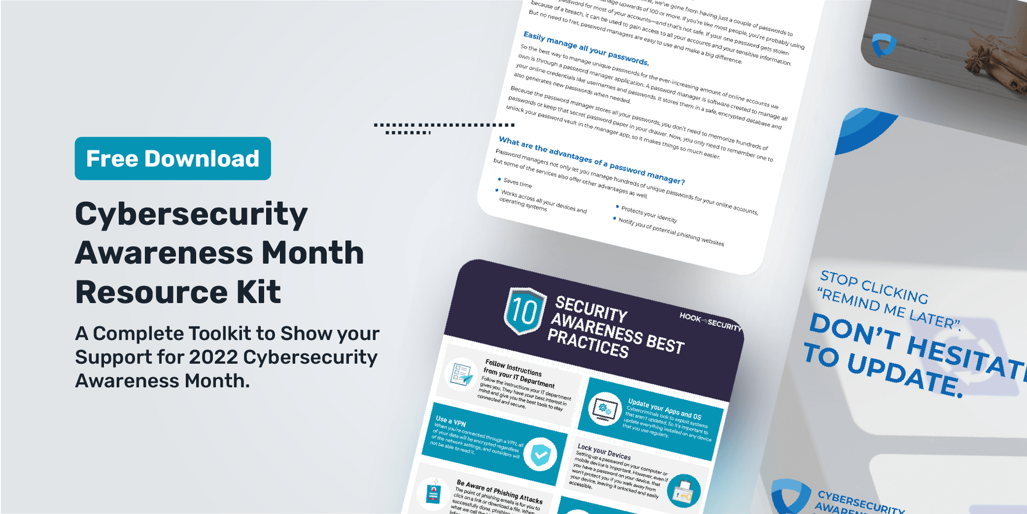 Free Download: Cybersecurity Awareness Month Resource Kit | Hook ...