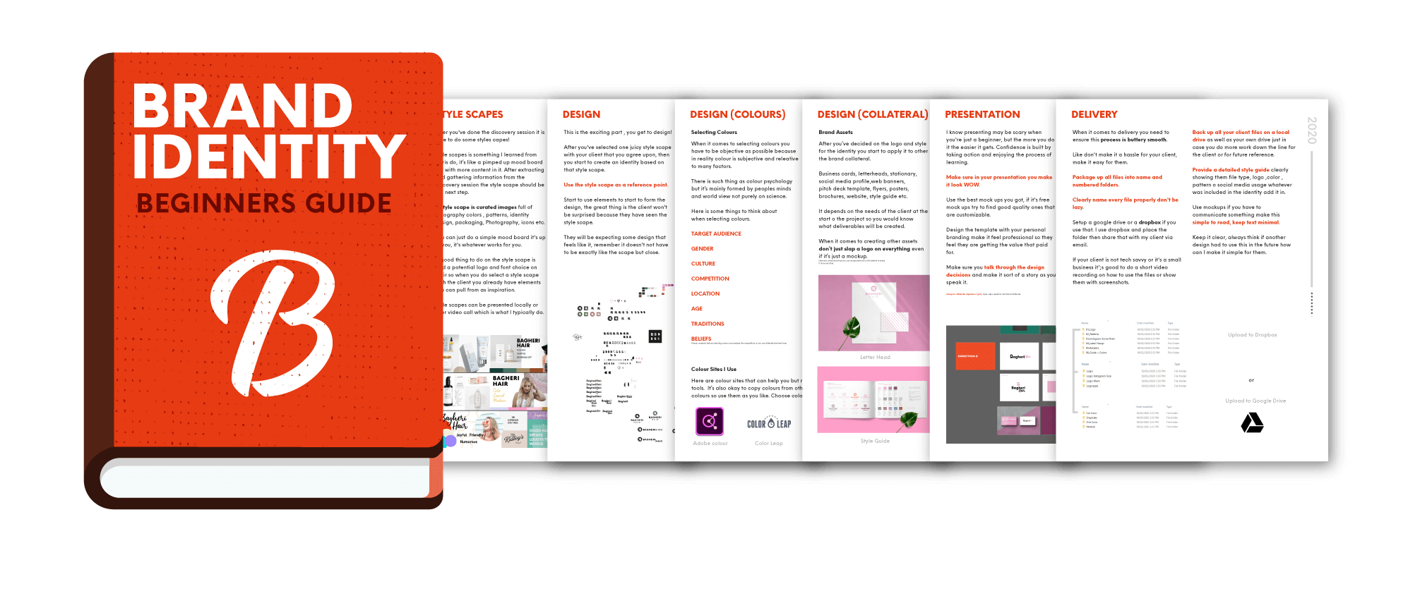 Brand Guide Landing Page