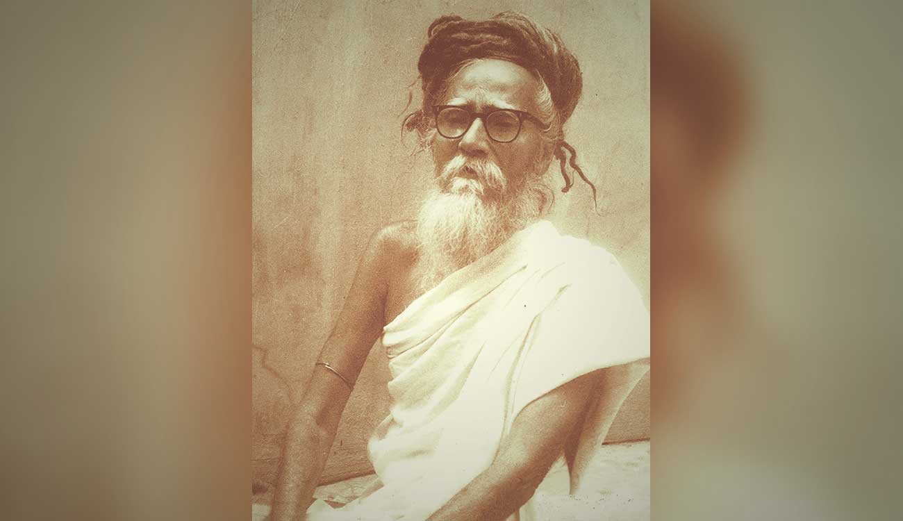 Mâ Ânandamayî et Sri Sitaramdas Omkarnath (Probodh Chandra Chattopadhyay)